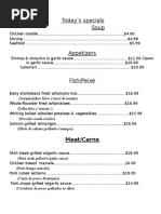 Mozambik Restaurant Menu & Prices | PDF | Curry | Steak