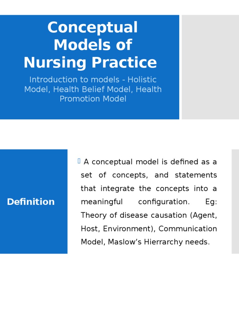 Conceptual Models of Nursing Practice | PDF | Alternative Medicine | Holism