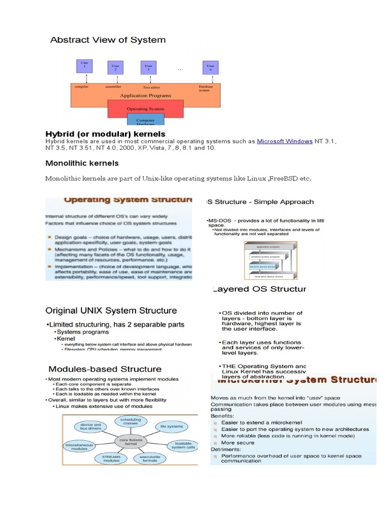Hybrid (Or Modular) Kernels | PDF | Operating System | Steve Jobs
