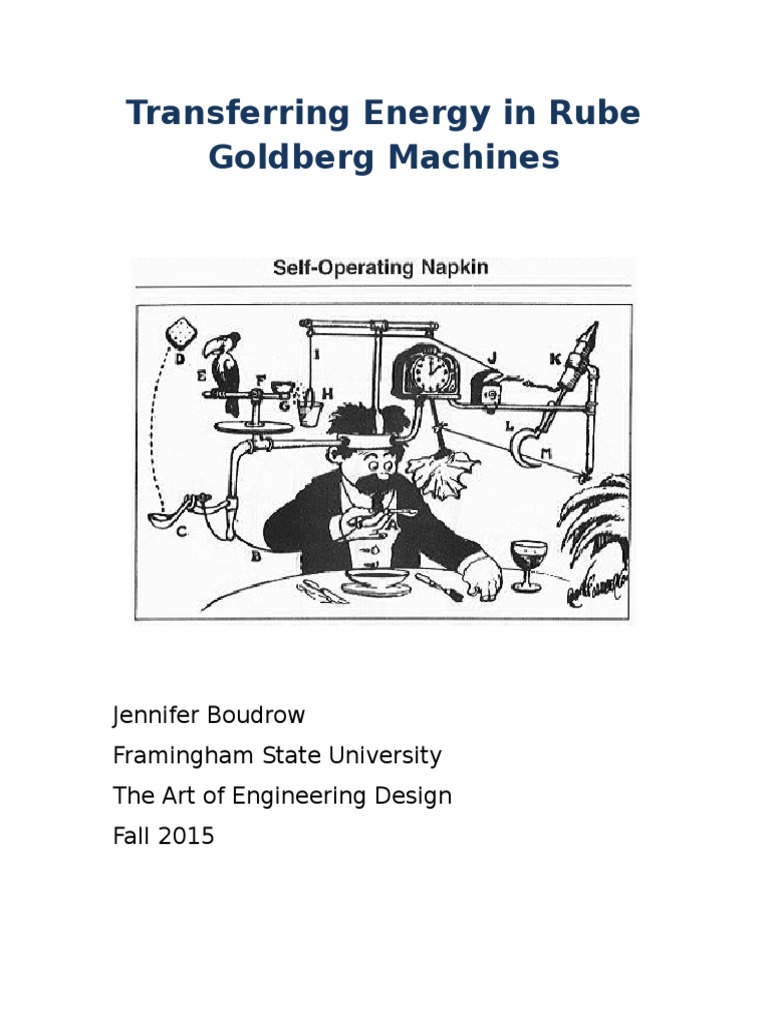 Rube Goldberg Final Unit | PDF | Engineering Design Process | Kinetic ...