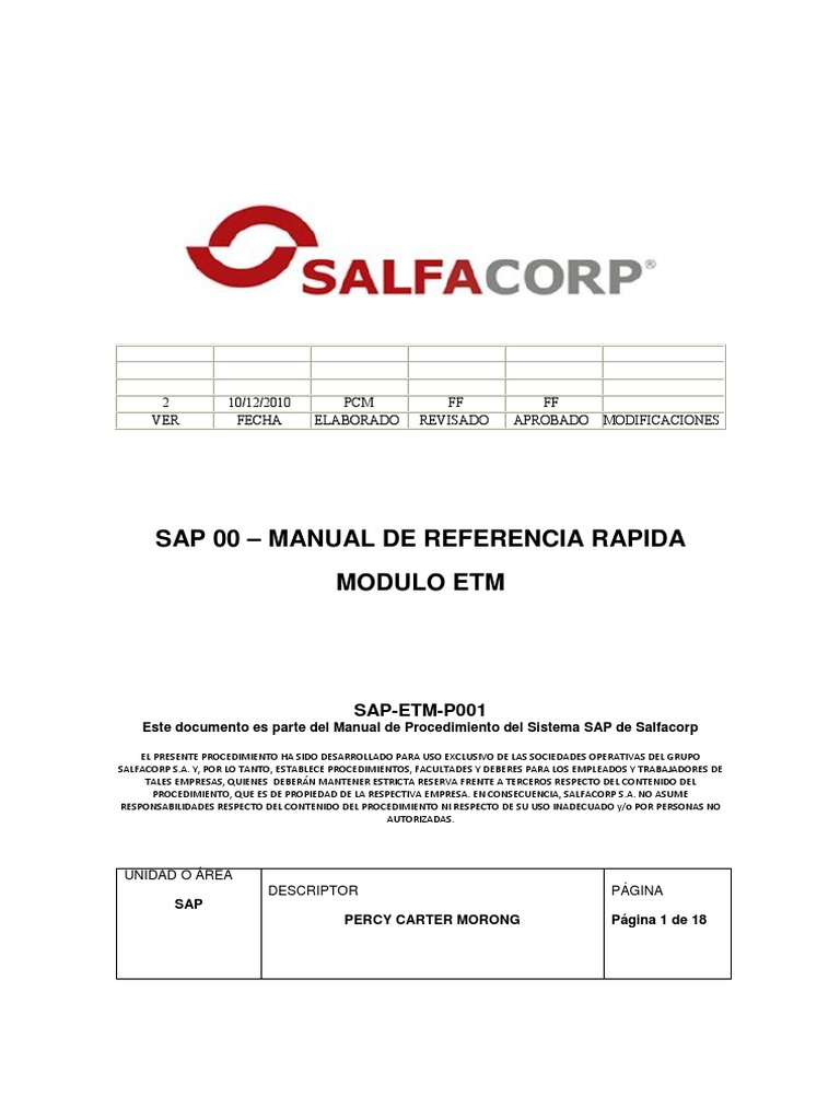 MANUAL DE REFERENCIA RAPIDA-ETM.pdf | Point And Click (Apuntar y hacer ...