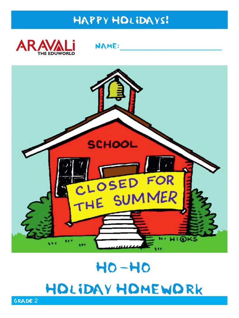Grade 2 Holiday Homework | PDF | Homework | Child Development