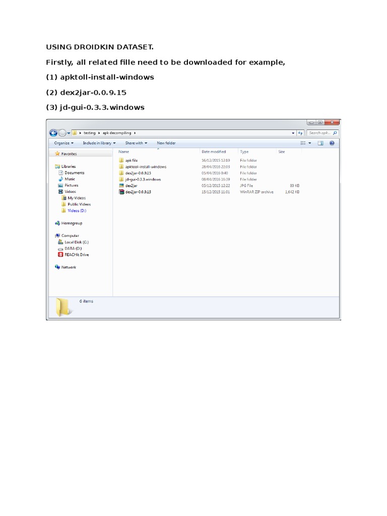 Apk 2 Folder Step by Step | PDF