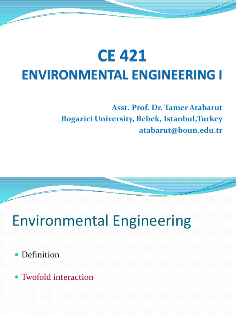 Presentation On Environmental Engineering | PDF | Greenhouse Effect ...
