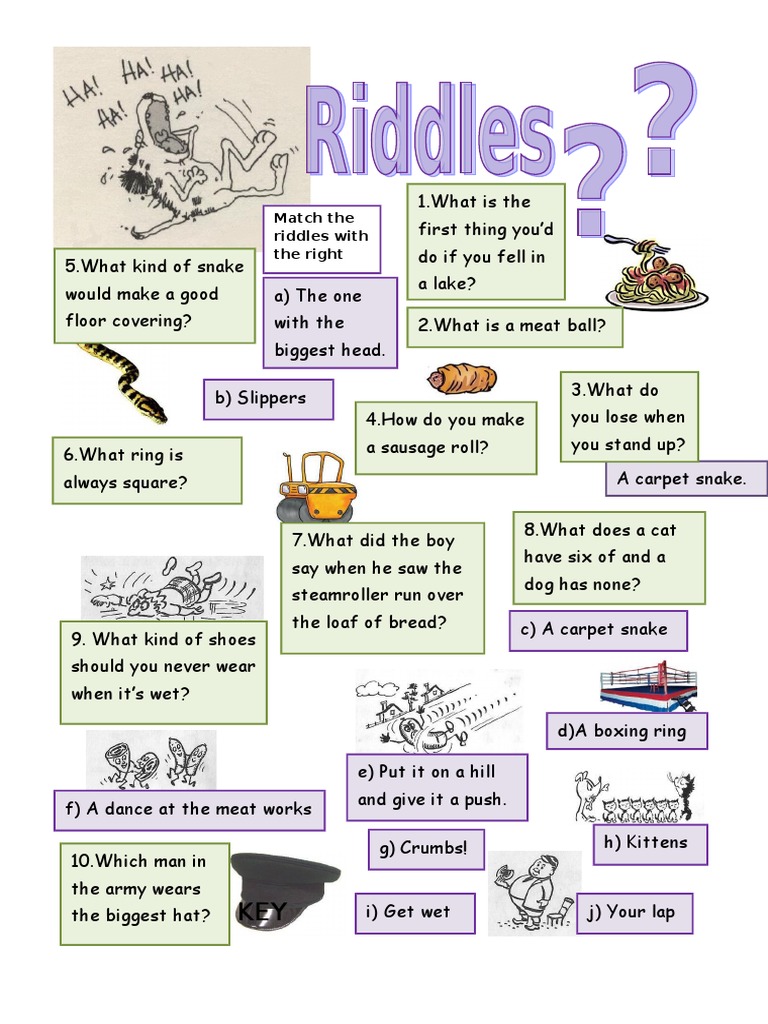 Snake and Funny Riddles with Answers | PDF