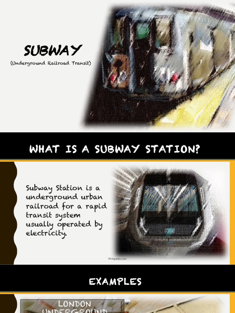 Subway Report | PDF | Rapid Transit | Tunnel