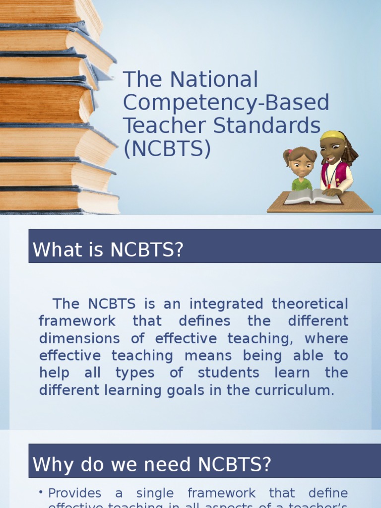 The National Competency-Based Teacher Standards (NCBTS) | PDF | Curriculum | Learning