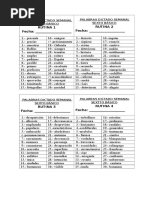 Vocabulario para Quinto Grado | PDF