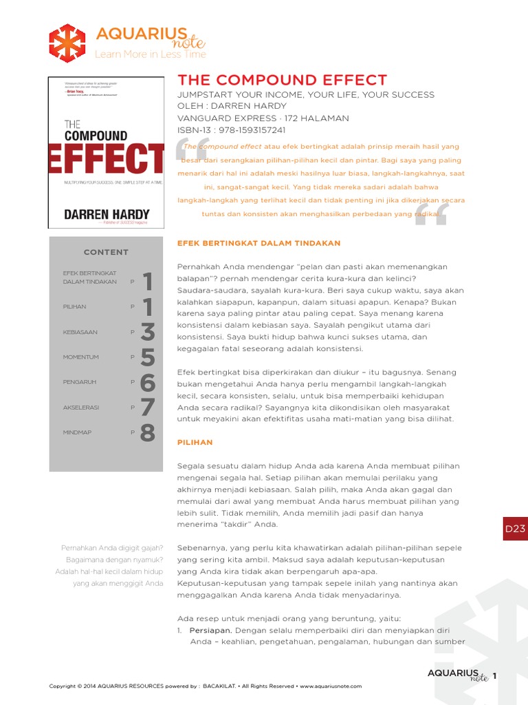 Compound Effect | PDF