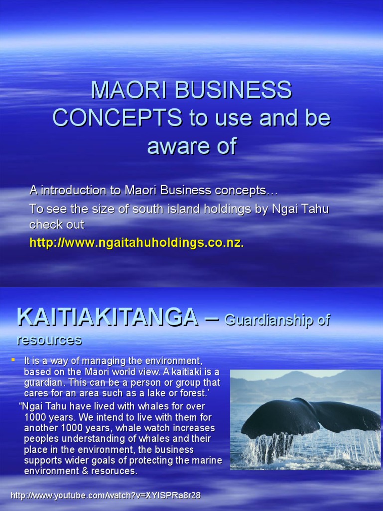 Māori Business Concepts and Practices | PDF | Māori People | Business