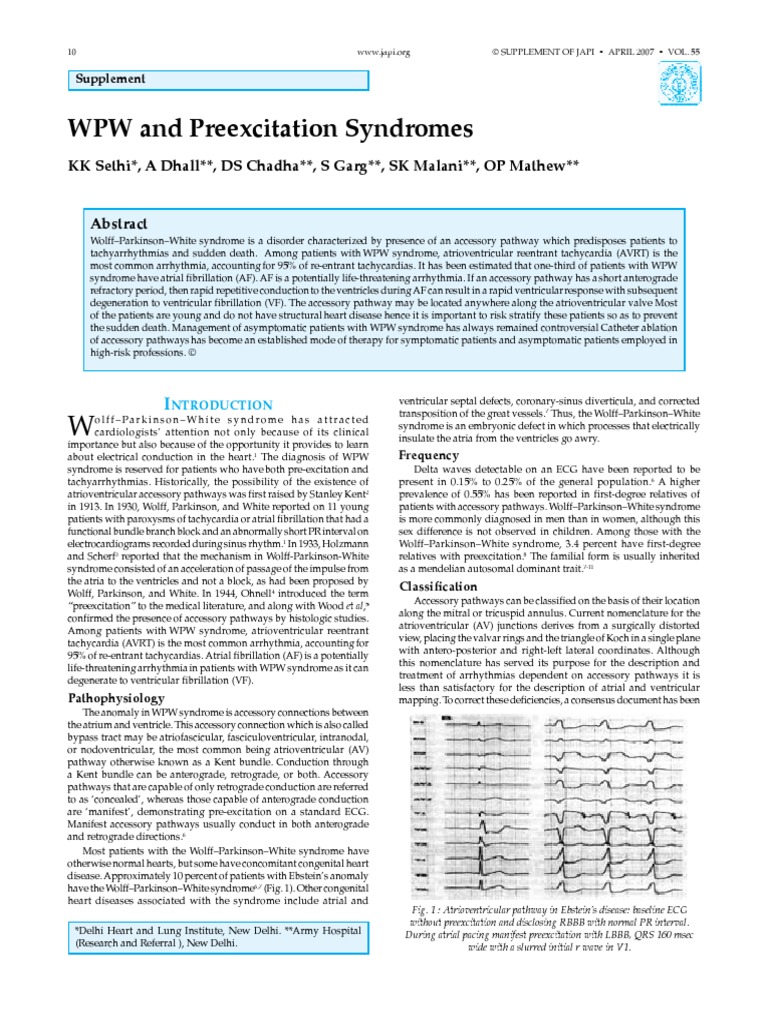 WPW syndrome | Cardiac Arrhythmia | Cardiovascular System