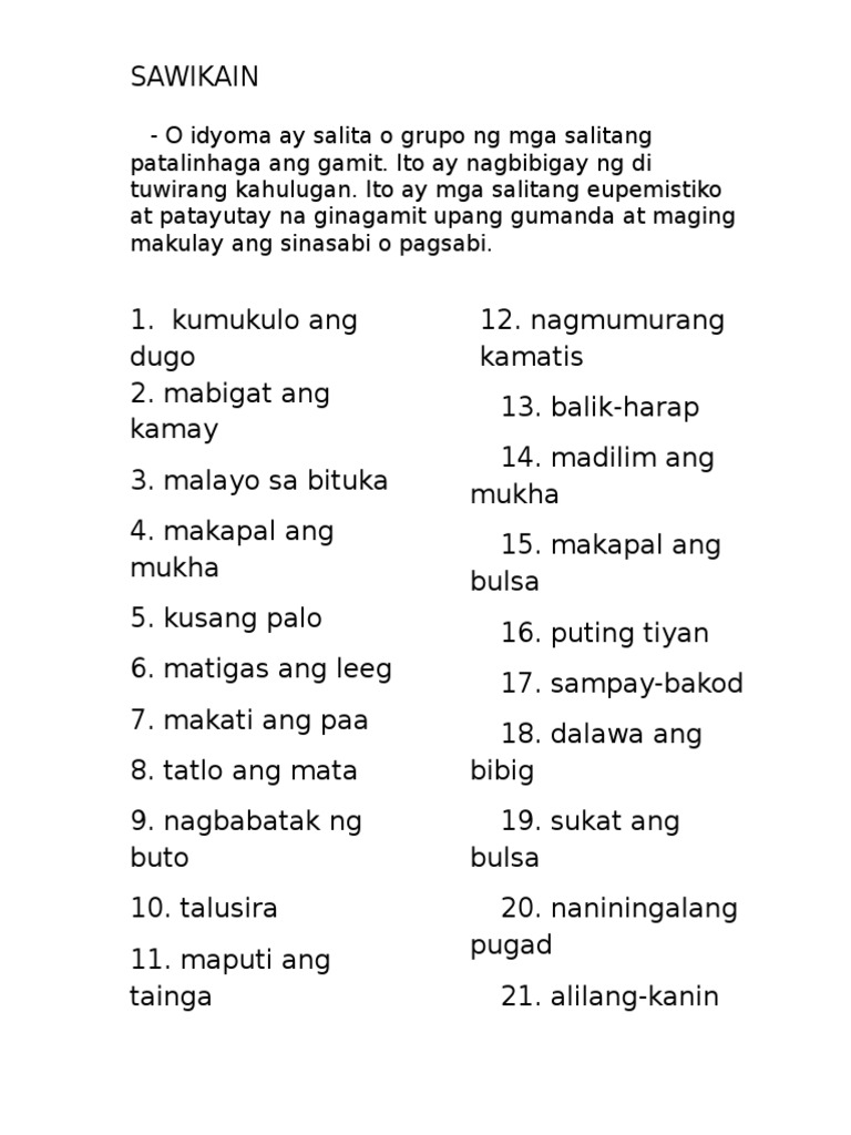 SAWIKAIN | PDF