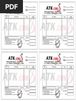 Nota Rumah Makan Word Siap Print | PDF