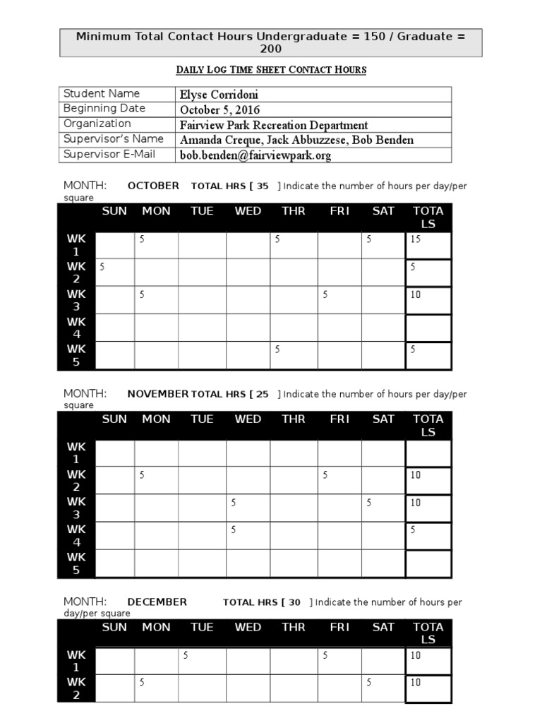 SRM Time Sheet | PDF