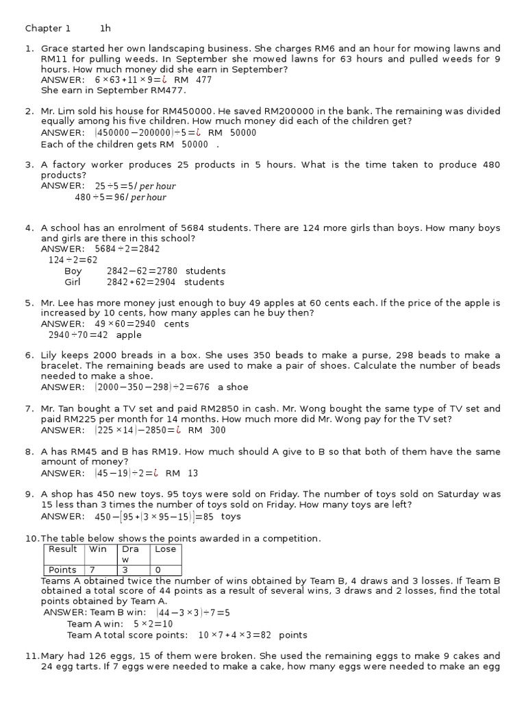 Chapter 1 1h Teacher | PDF | Business