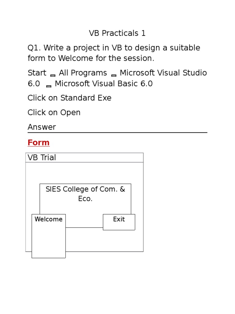 SIES College of Com. & Eco.: Exit Welcome | PDF | Computer Programming ...
