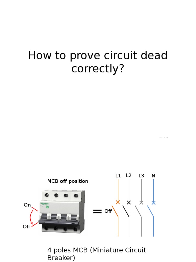 How To Prove Circuit Dead Correctly | PDF | Voltage | Transformer