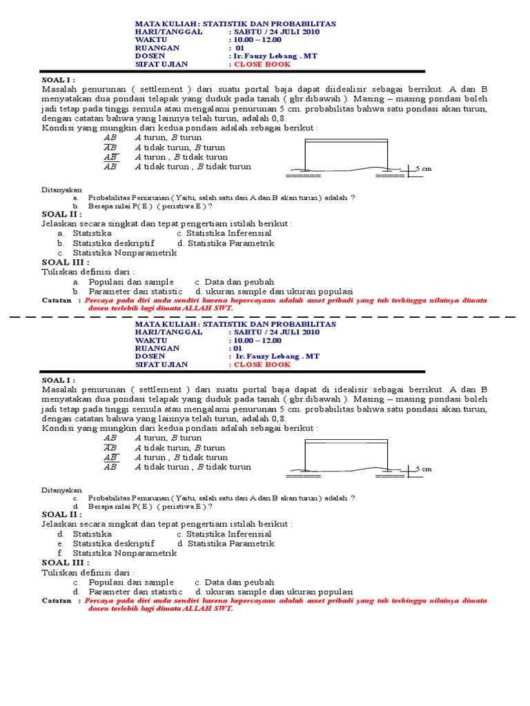 Statistik & Probabilitas | PDF