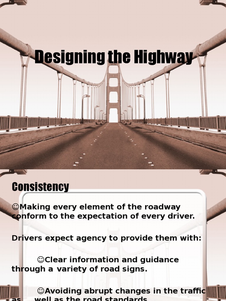 Designing The Highway | PDF | Lane | Road Transport