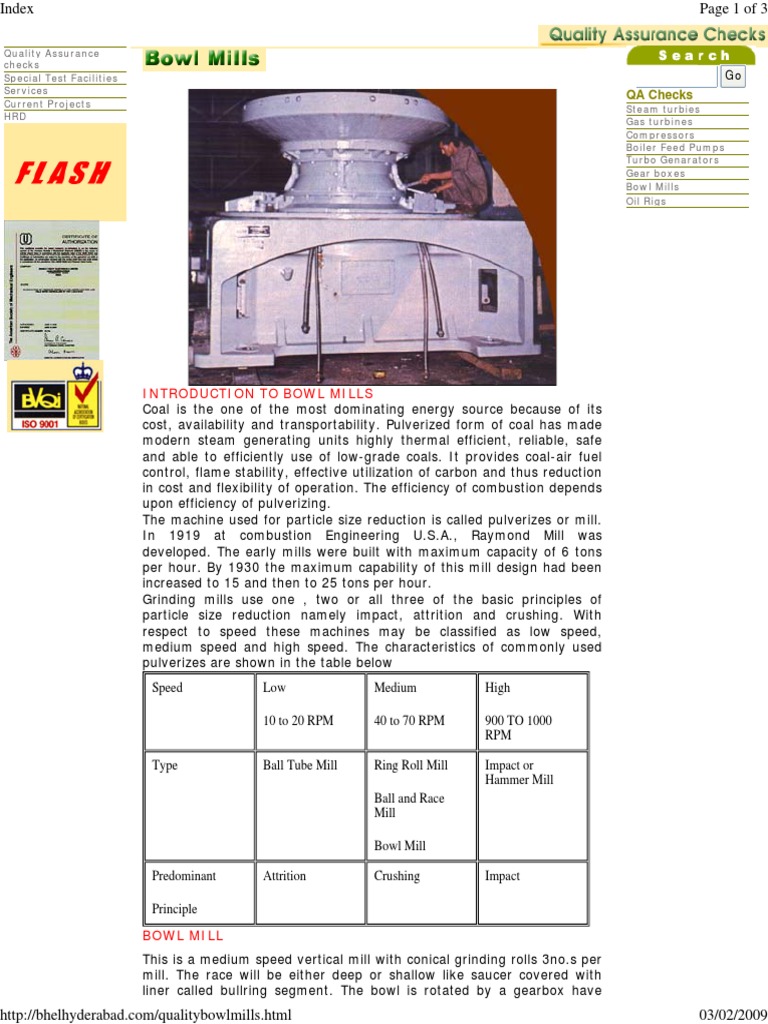 An Introduction to Bowl Mills: Operating Principles, Components, and ...