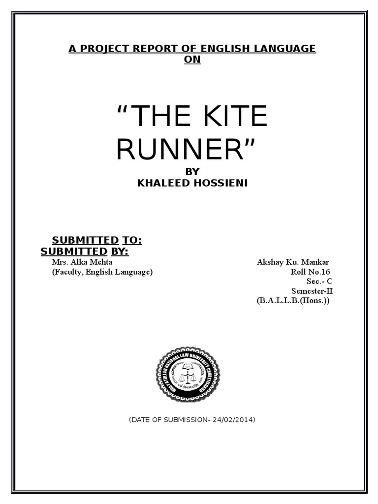 The Kite Runner: Book Review | PDF