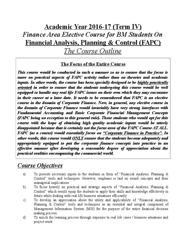 Fapc | PDF | Test (Assessment) | Concept