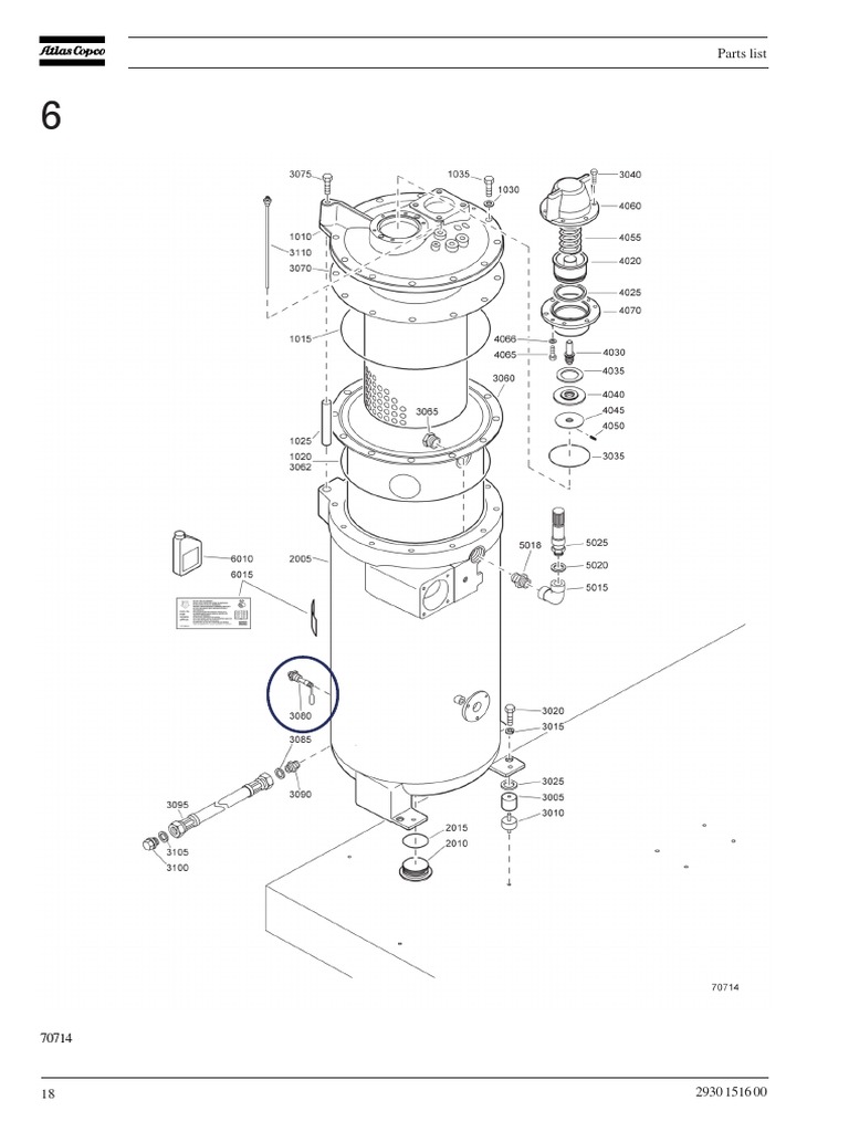 Parts List for Air Receiver Assembly | PDF