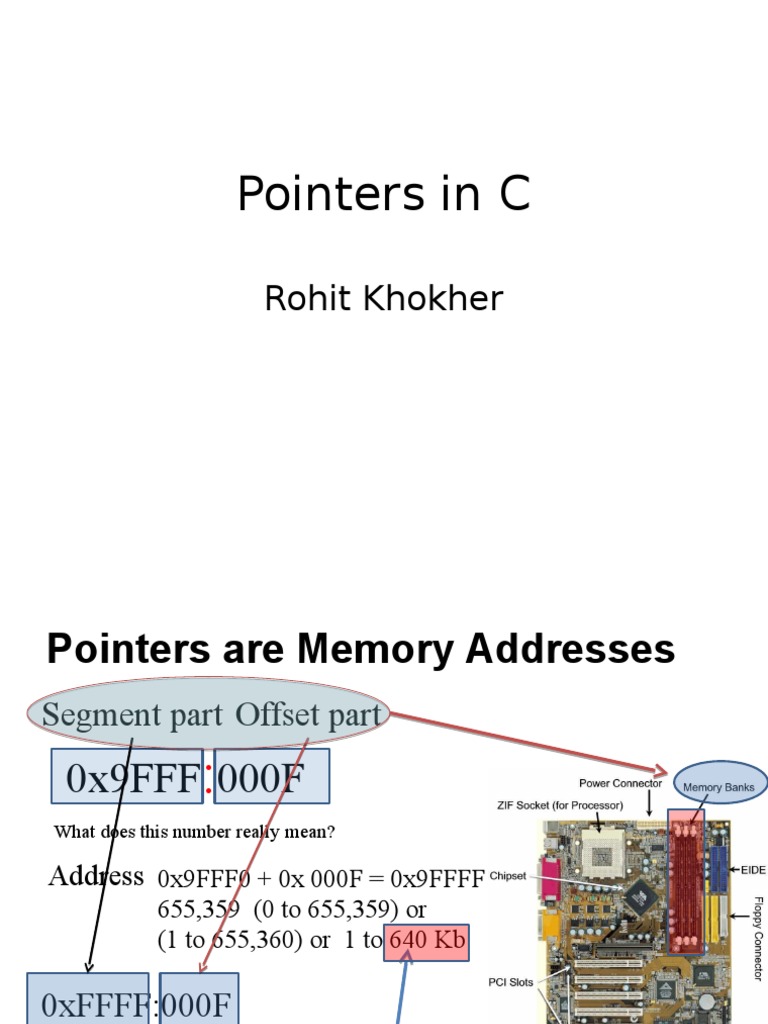 (M. Awesome) Pointers in C | PDF | Pointer (Computer Programming ...