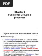 Functional Groups Summary Chart | PDF