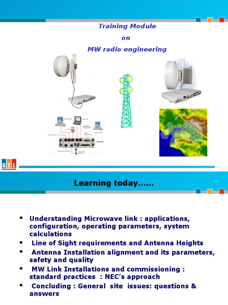 A Understanding MW Link | PDF | Antenna (Radio) | Broadcast Engineering