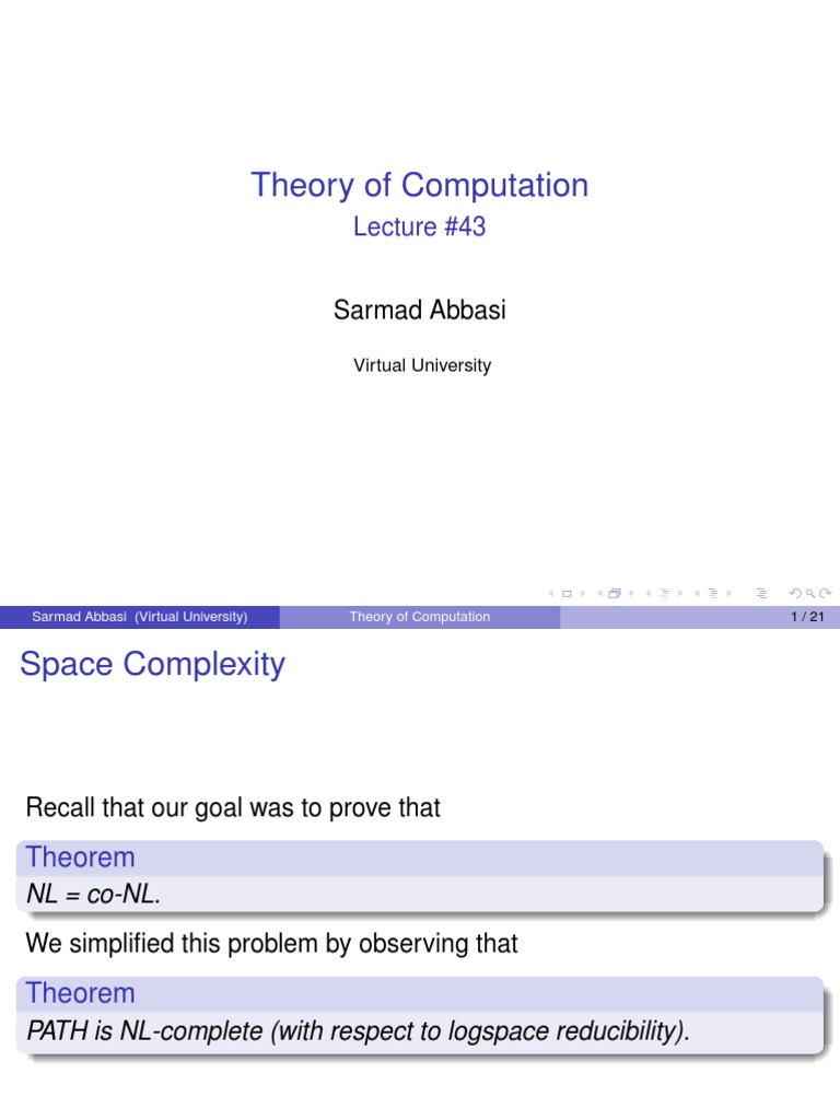 Lecture 44 Pdf Computational Complexity Theory Vertex Graph Theory 3095