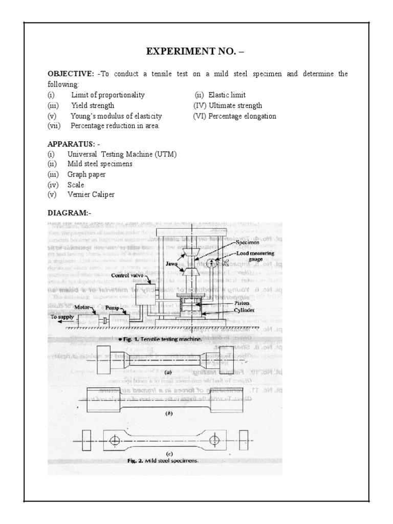 Tensile Test UTM | Deformation (Engineering) | Strength Of Materials
