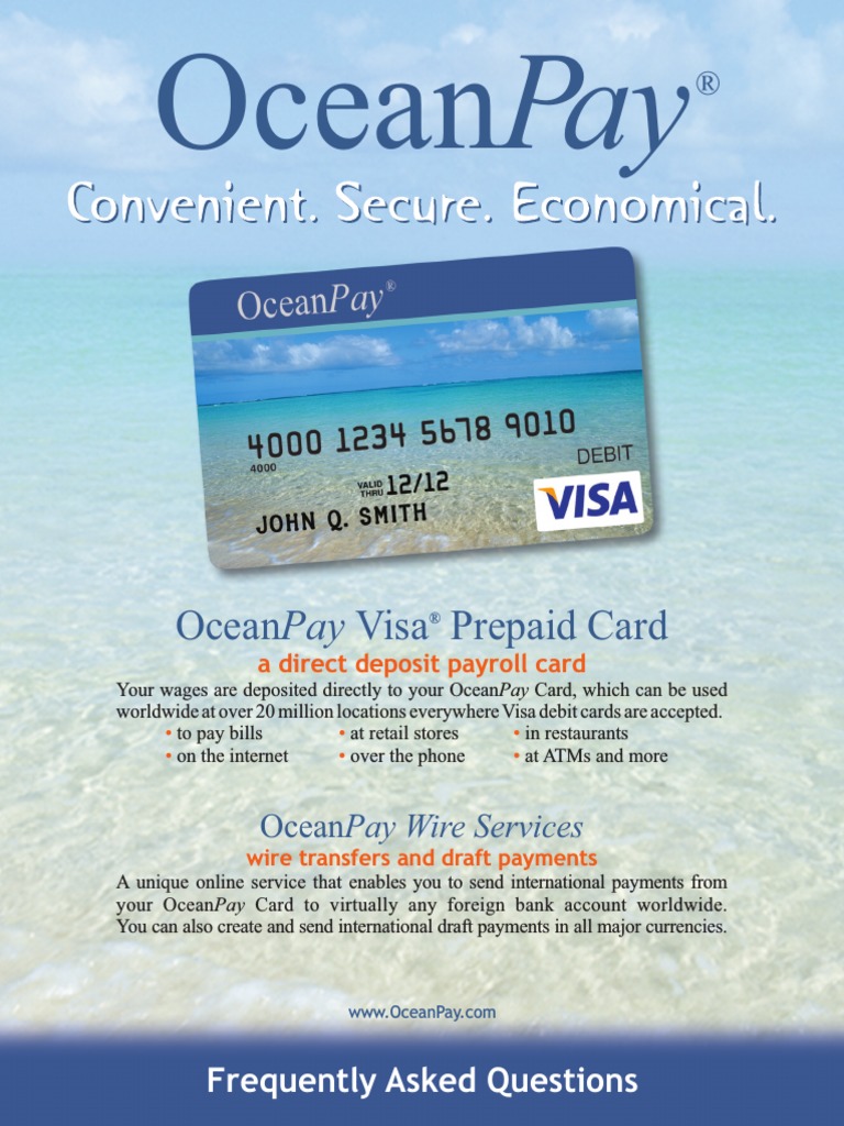 OceanPay PDF | Debit Card | Visa Inc.