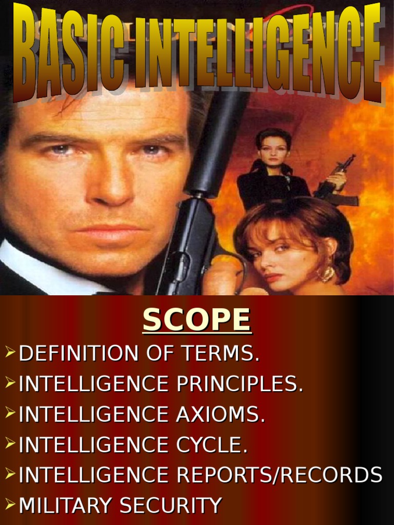 Basic Intel | Military Intelligence | Counterintelligence