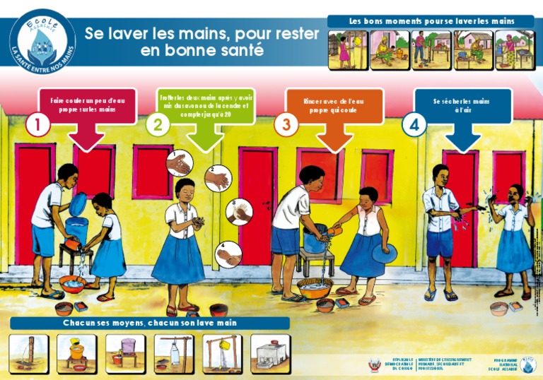 37.Affiche lavage mains école.pdf | Hygiène des mains | Hygiène