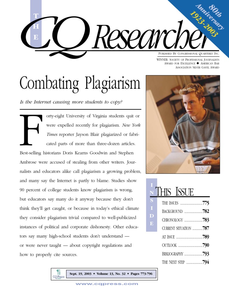 Combating Plagiarism Pdf Plagiarism Communication