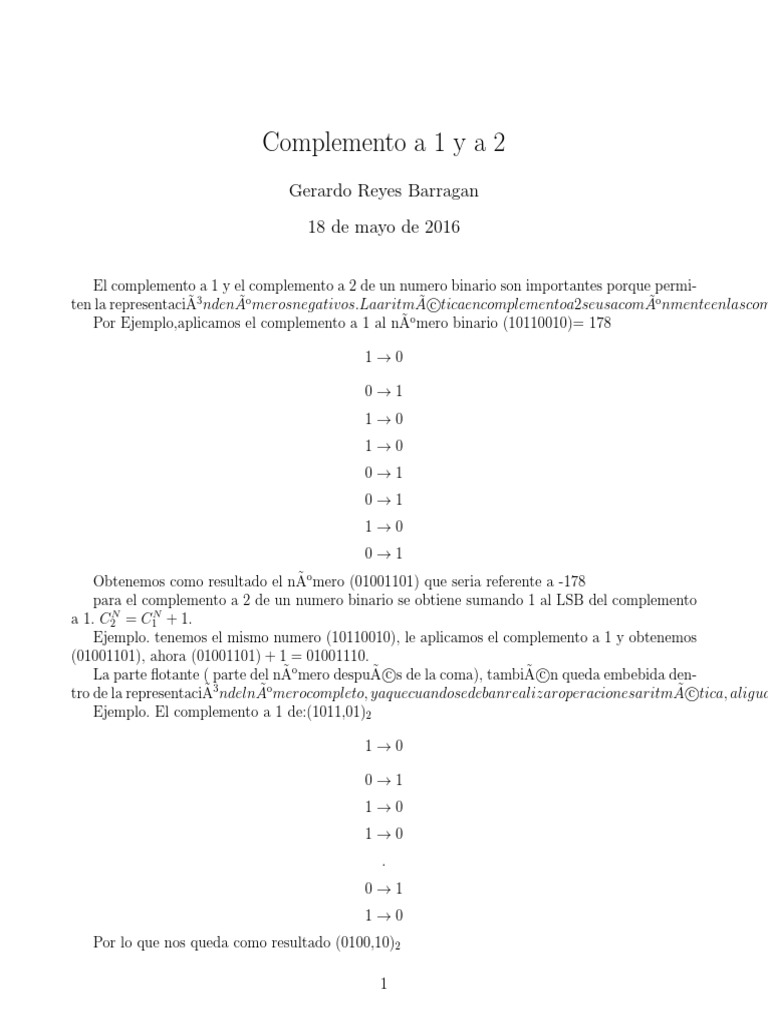Complemento A 1 | PDF