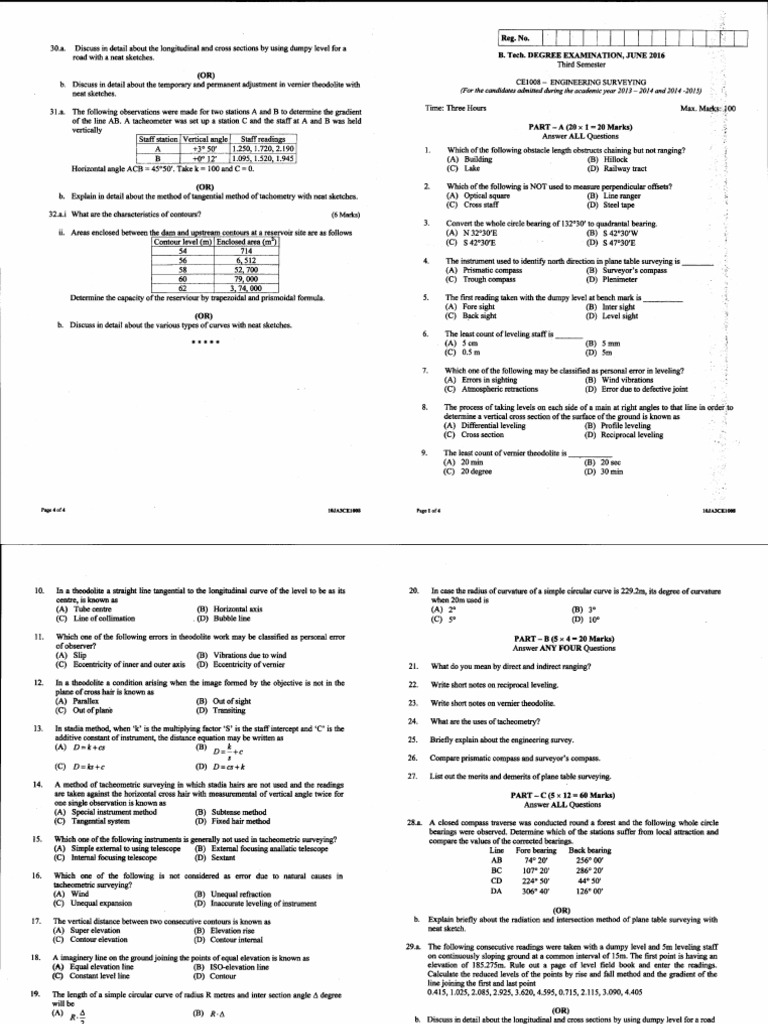 Engineering Survey SRM | Surveying | Scientific Observation