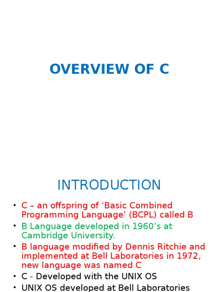 C Intro&Fundamentals | PDF | Subroutine | C (Programming Language)