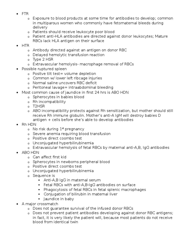 FTRC | PDF | Anemia | Hematology