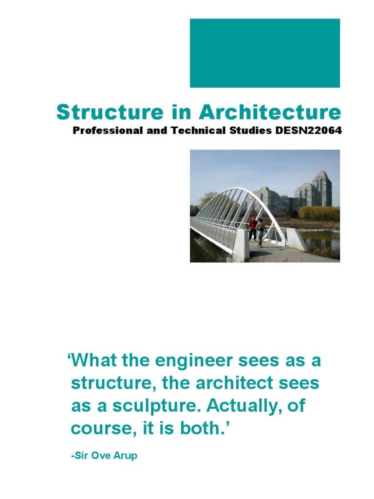 Structure in Architecture 1 | PDF | Beam (Structure) | Truss