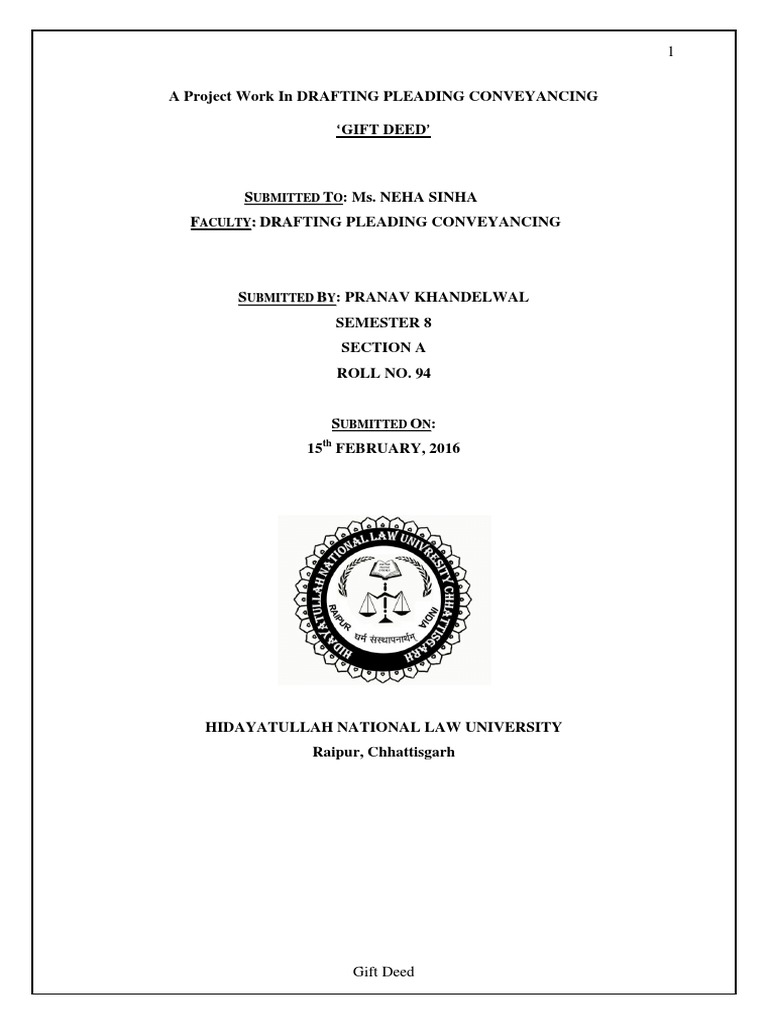 DPC | Download Free PDF | Deed | Property