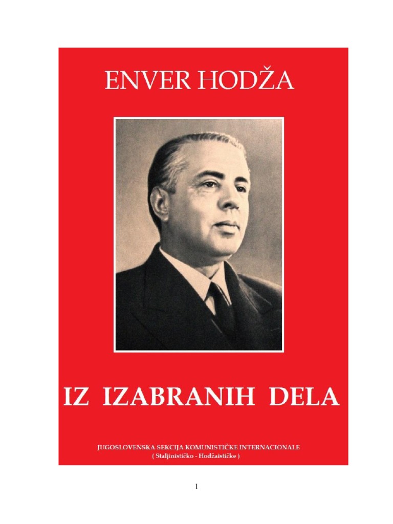 Enver Hodza Iz Izabranih Dela | PDF