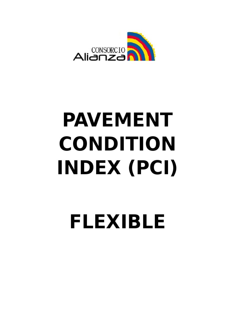 Pavement Condition Index (Pci) Flexible | PDF