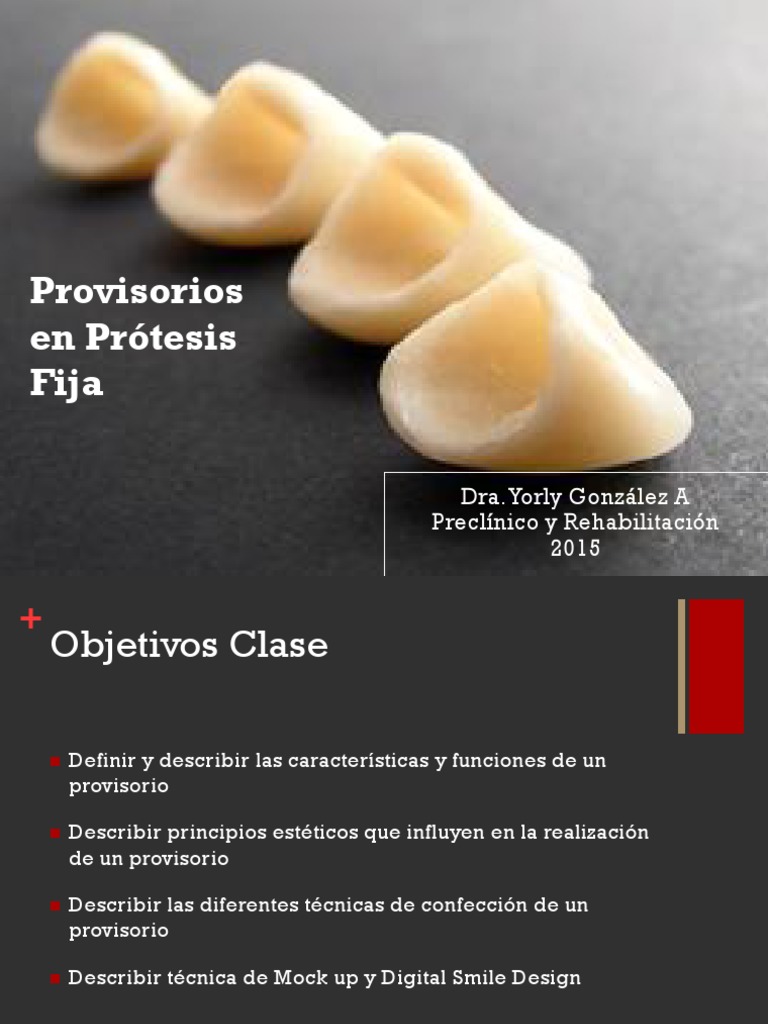 Provisorios en Odontología | Química | Productos quimicos