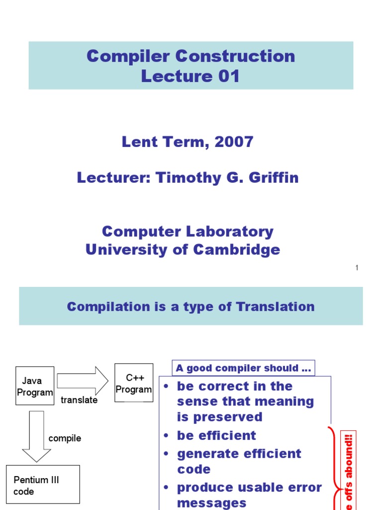 Compilers Pdf Parsing Implementation