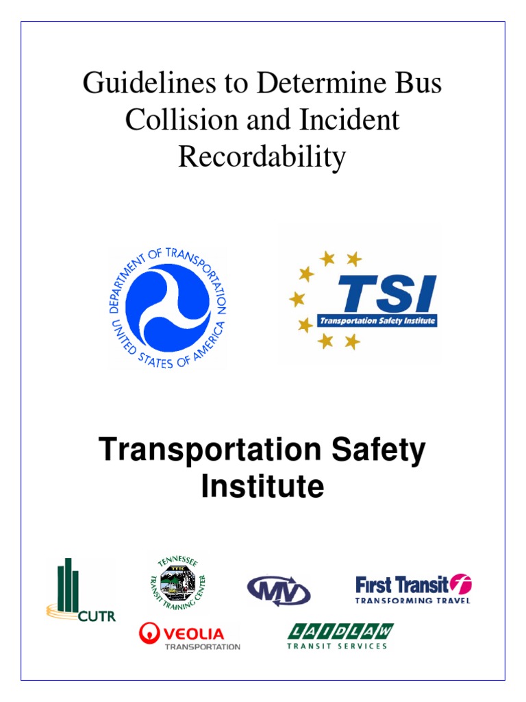 Recordability Guidelines | PDF | Traffic | Safety