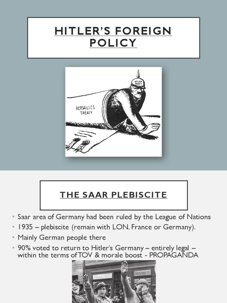 Hitlers Movements Foreign Policy | PDF | Nazi Germany | Adolf Hitler