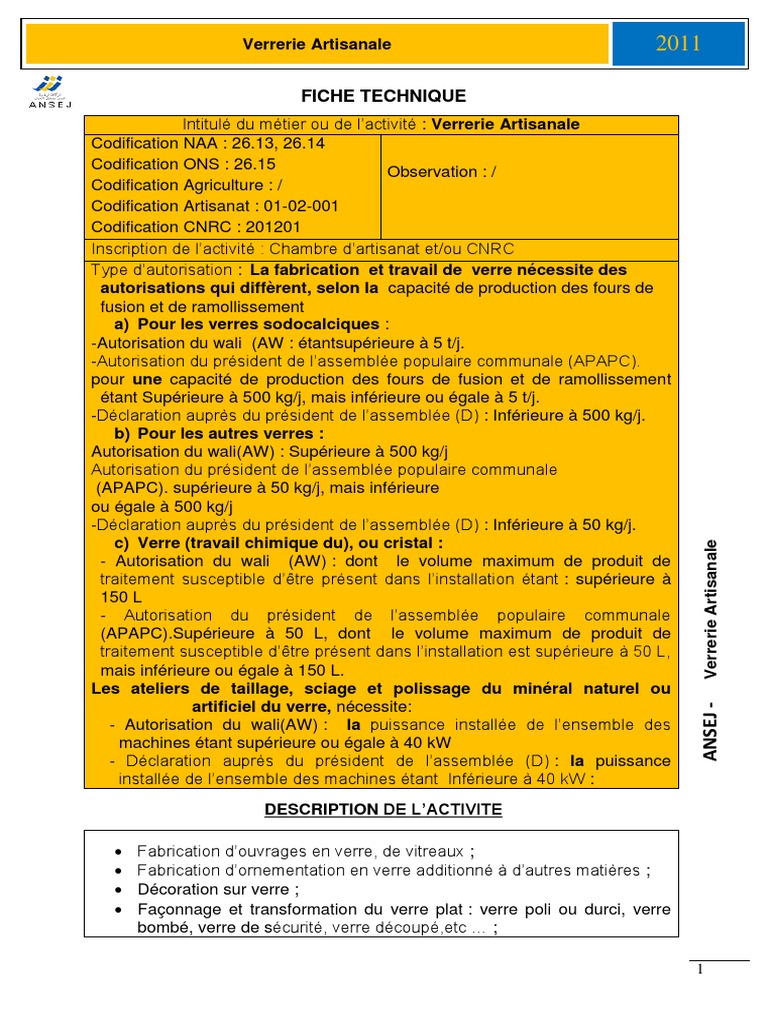 Fabrication en Verrerie Artisanale | PDF | Arts (Général) | La nature