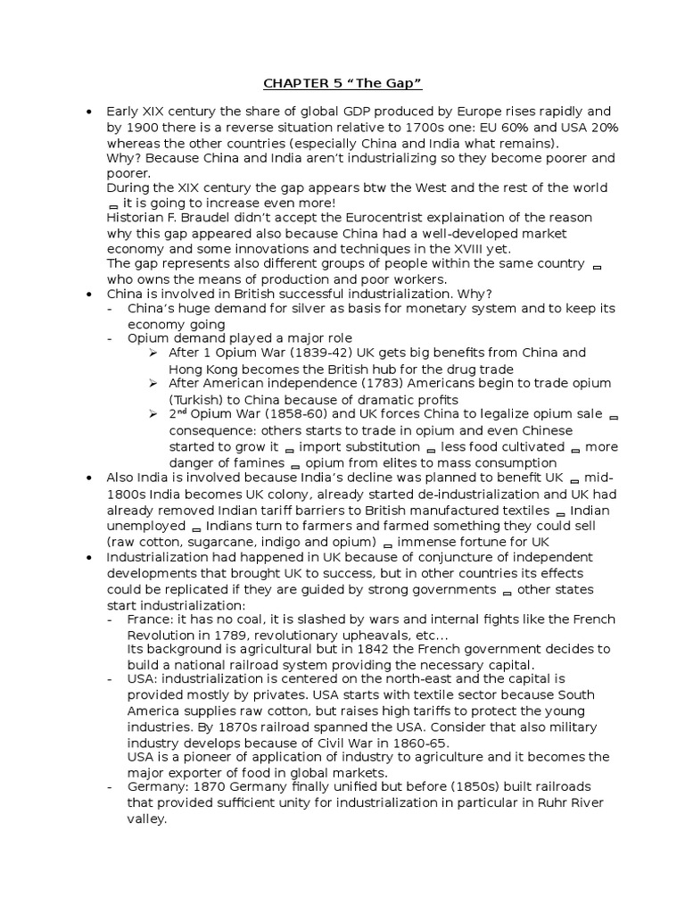 Chapter 5 History of Global Economy | PDF
